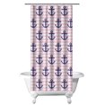Compass Nautical Shower Curtain Featuring Anchor, Boat, Sea, Seaside ...