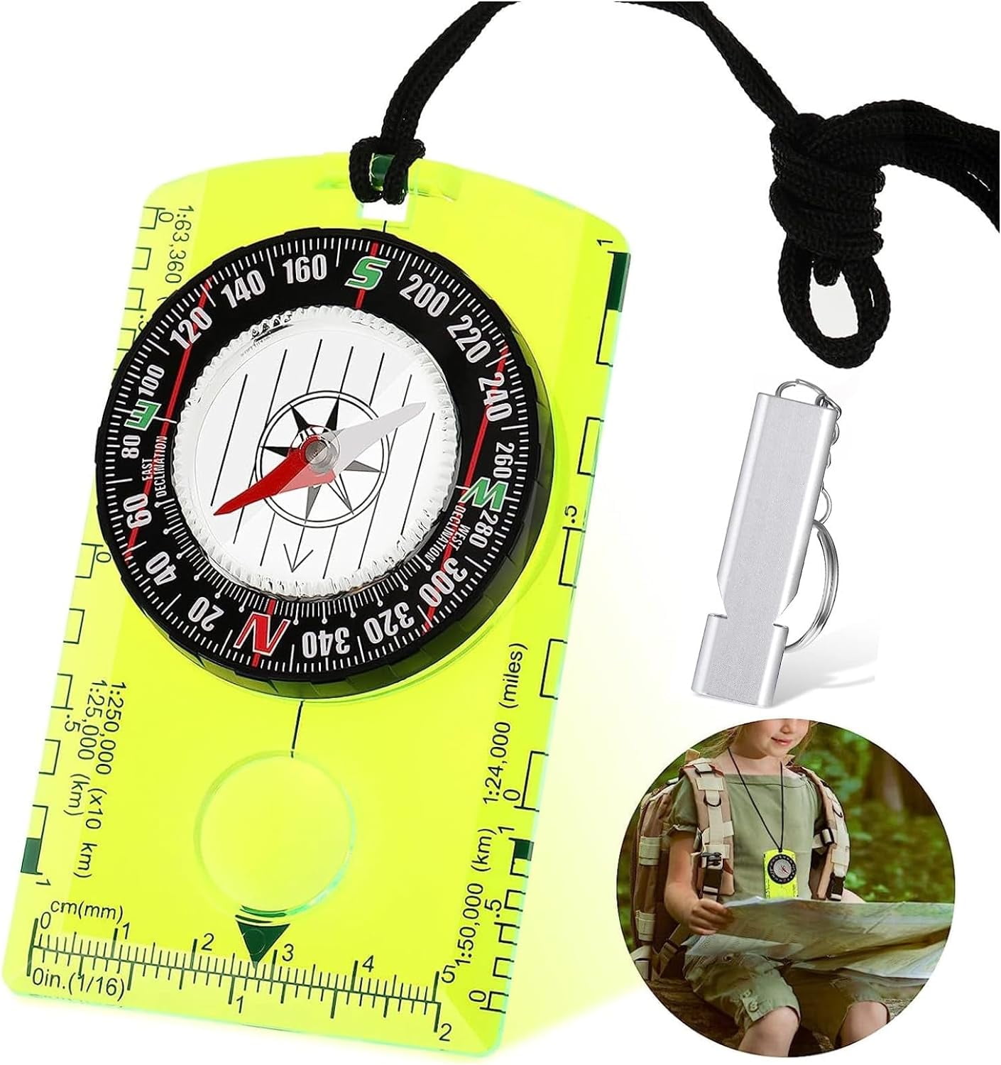 Compass, Orientation Compass Navigation Compass for Kids with Survival ...