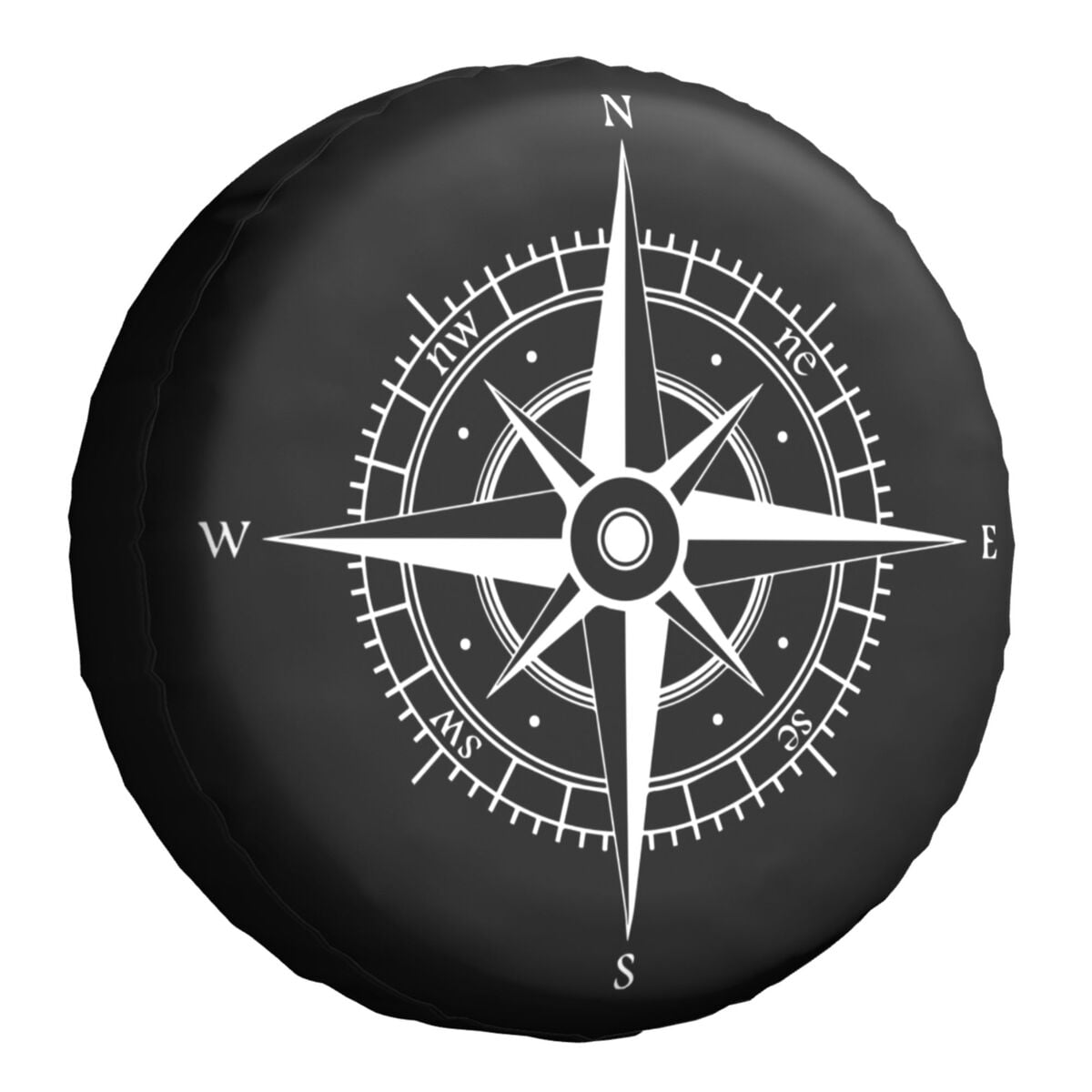 Compass Rose Mountain Spare Wheel Tire Cover Case Bag Pouch Nautical ...