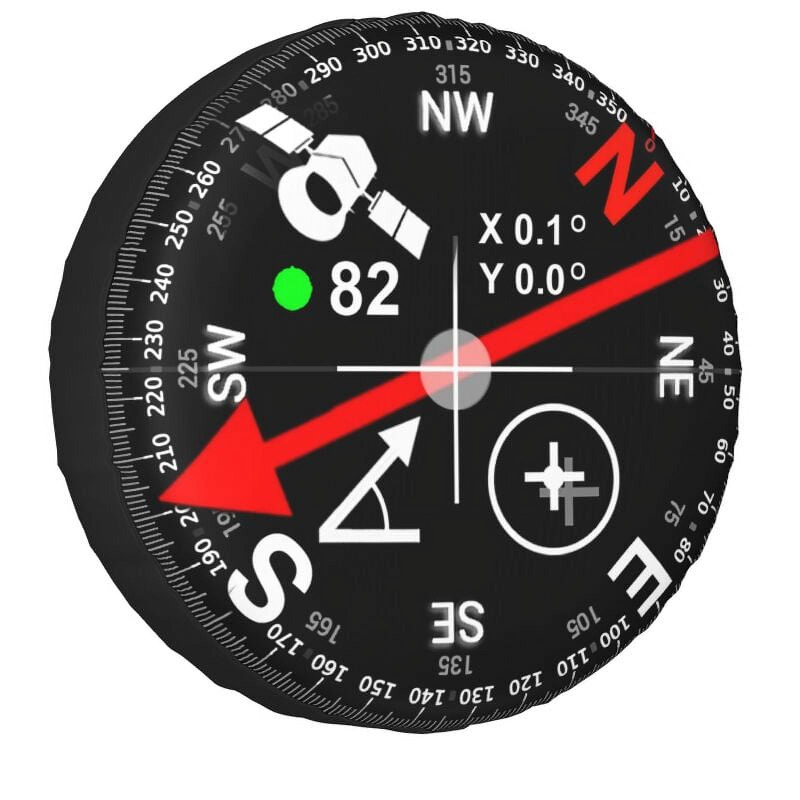 Compass Rose Navigate Mountain Spare Wheel Tire Cover for Land Cruiser Prado RV SUV 4WD 4x4 ...