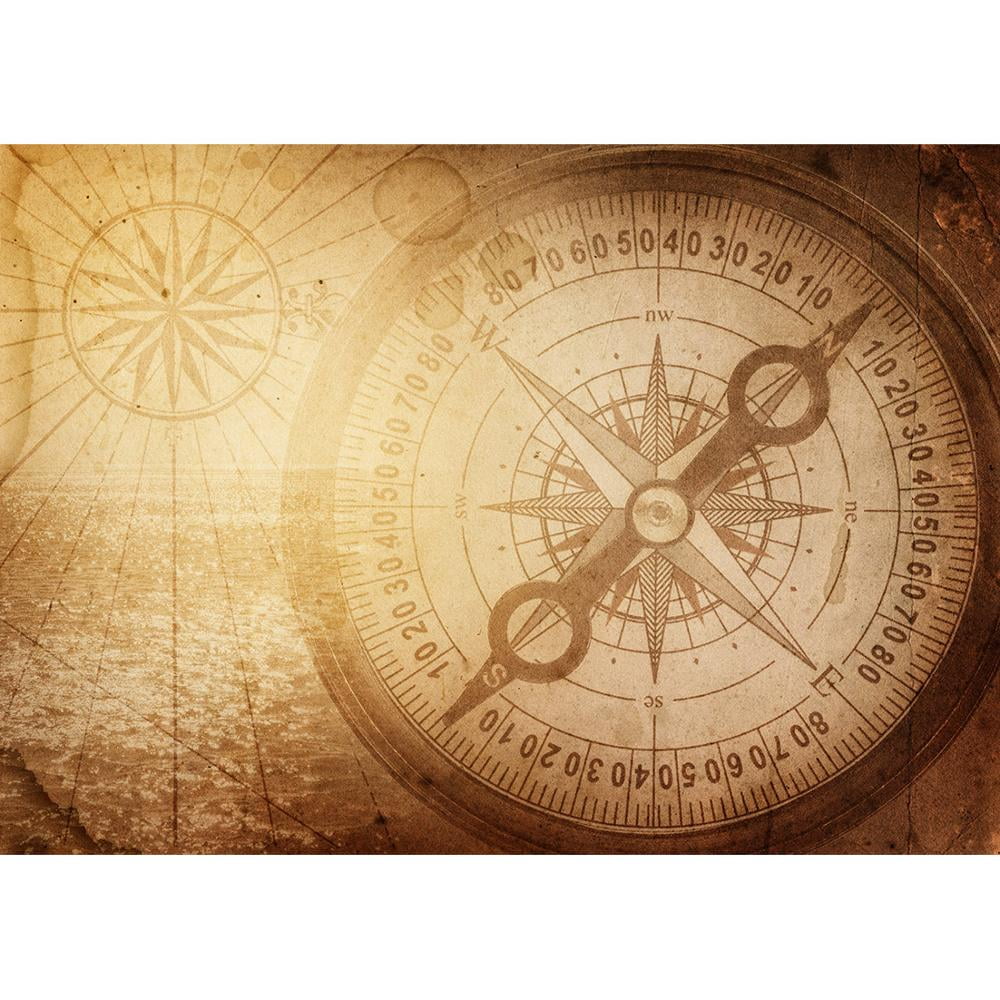 Compass Sailing Photography Background Custom Vinyl Backdrop Photo ...