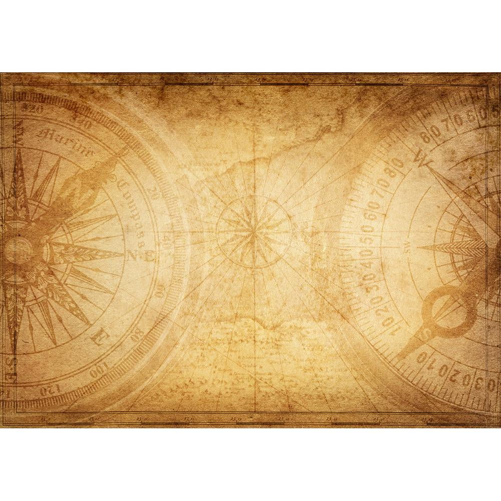 Compass Sailing Reminiscence Photographic Backgrounds Vinyl Cloth ...