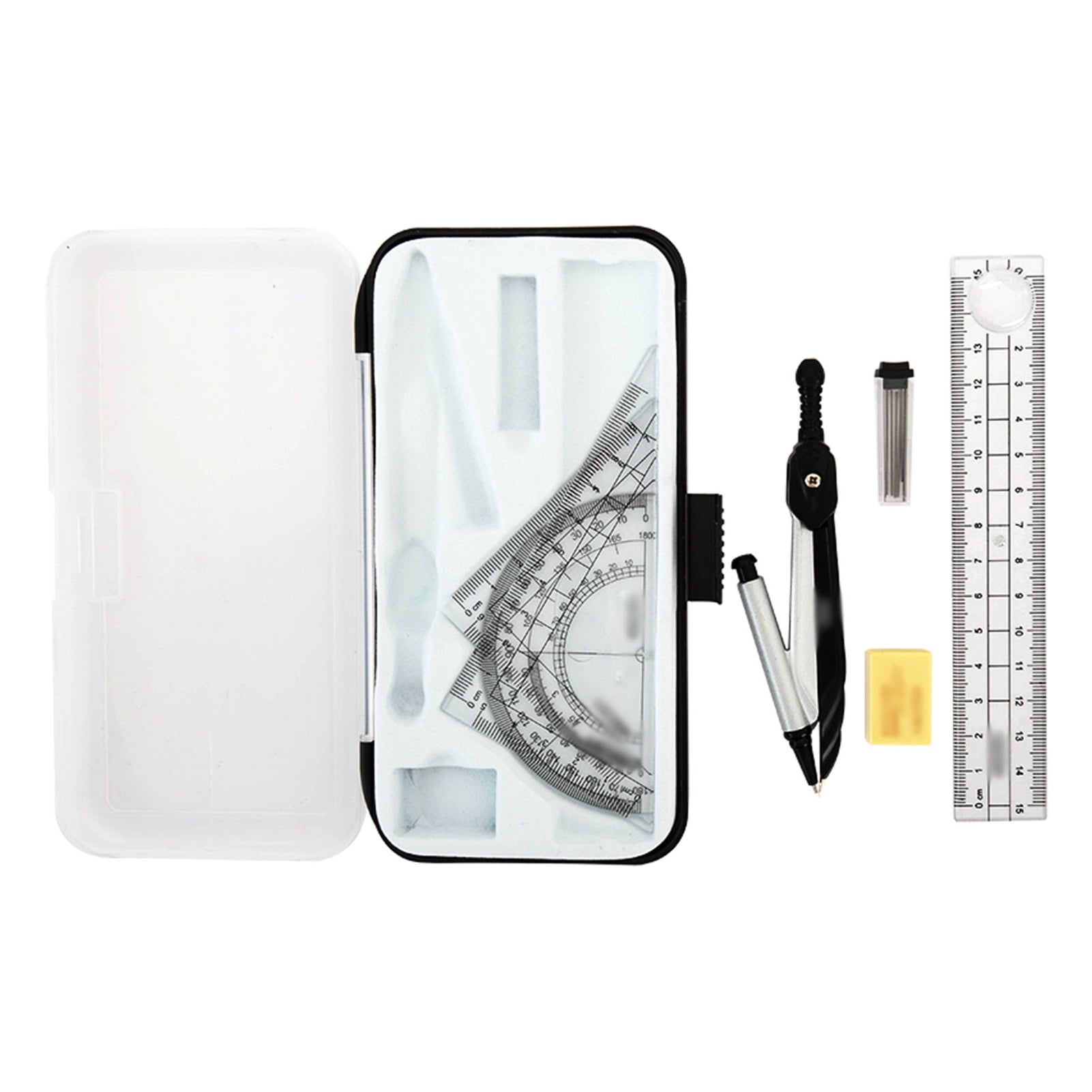 Compass Set Drawing 7Pc Geometry Set Metal Compass Geometry Precision ...