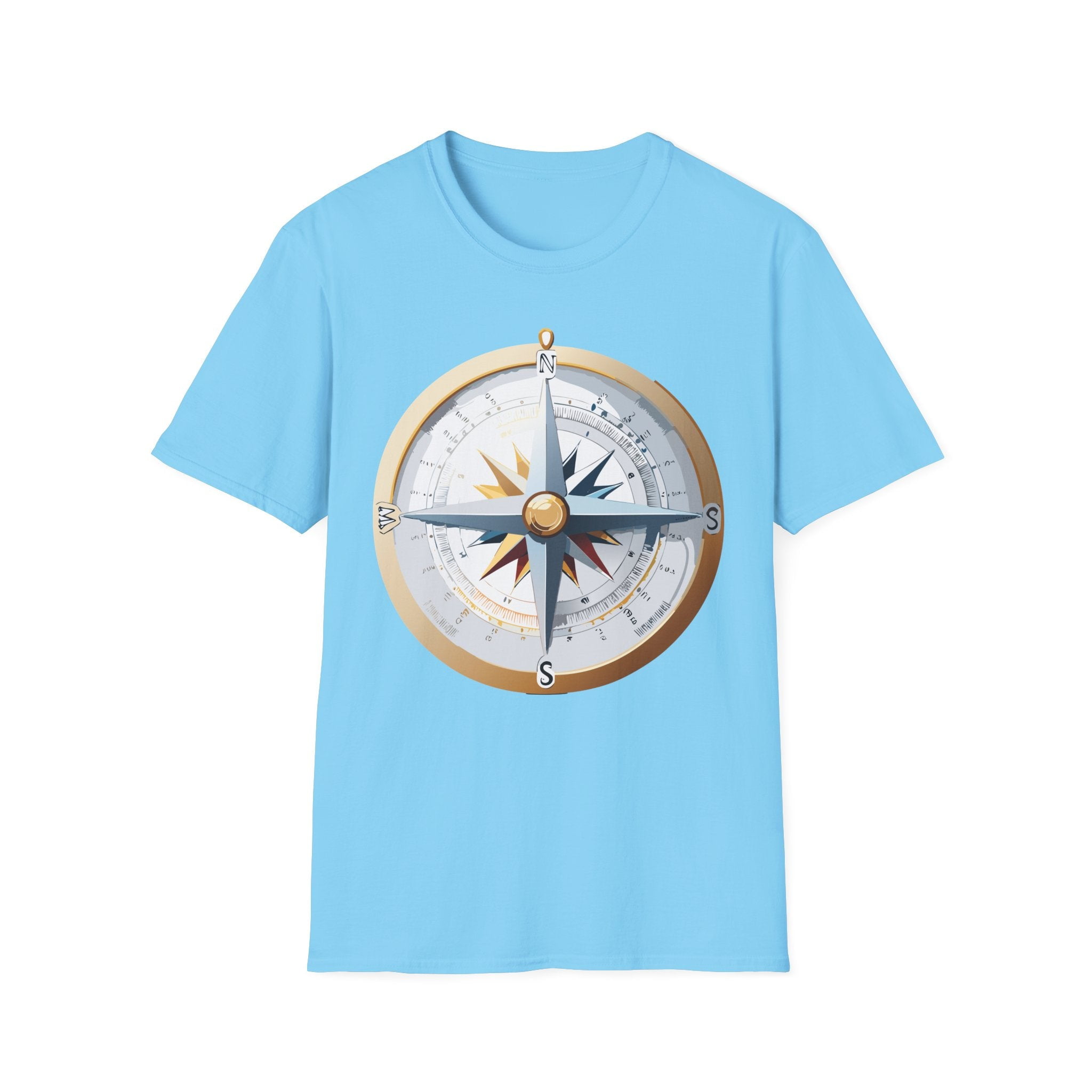Compass T Shirt, Compass Shirt, Shirt with Compass, Navigator Shirt ...