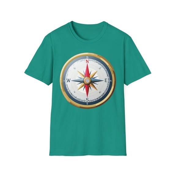 Compass T Shirt, Compass Shirt, Shirt with Compass, Navigator Shirt ...