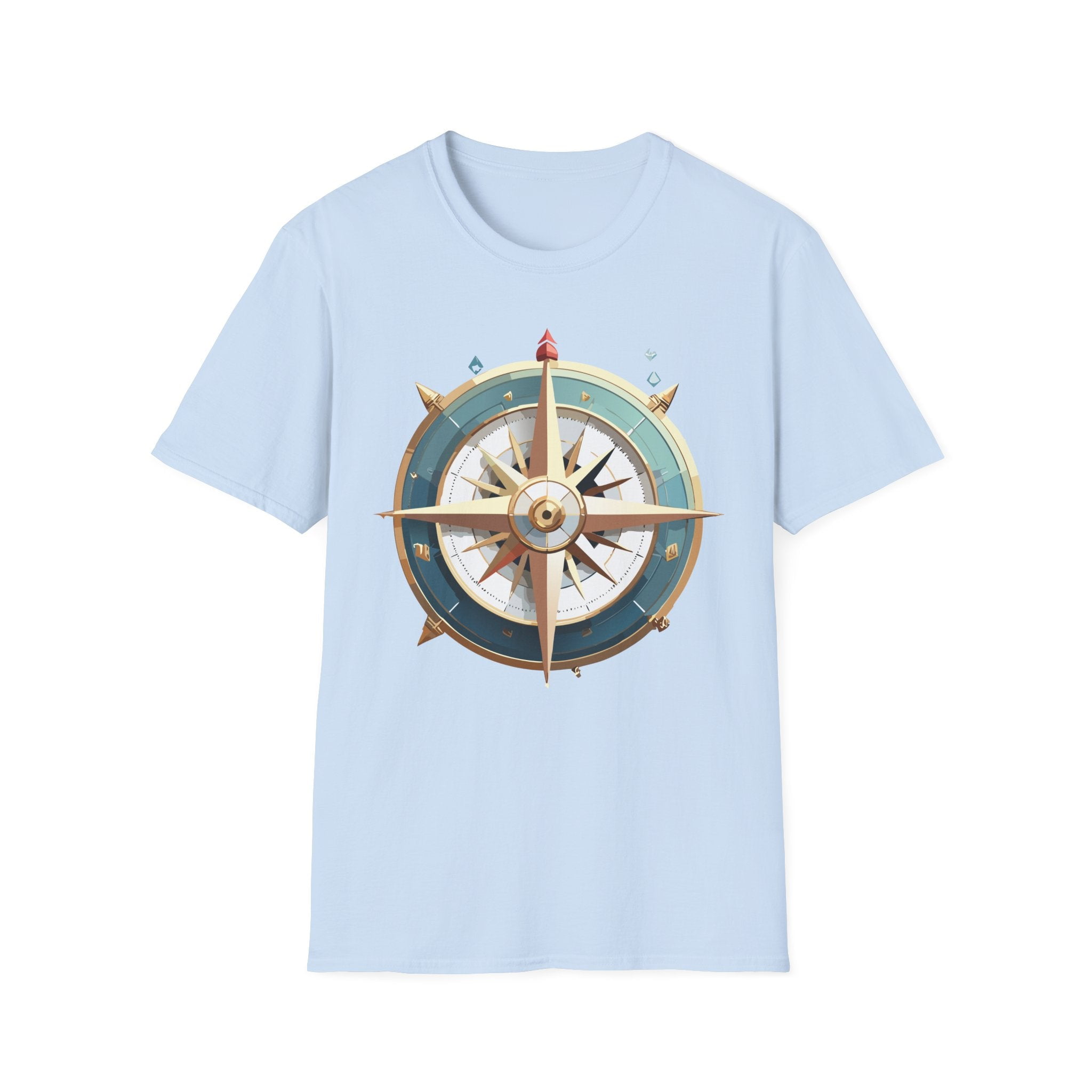 Compass T Shirt, Compass Shirt, Shirt with Compass, Navigator Shirt ...
