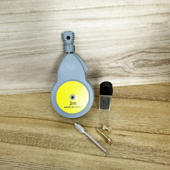 Compass Tape Measure with Hole Marker and Drawing Ruler for Woodworking ...