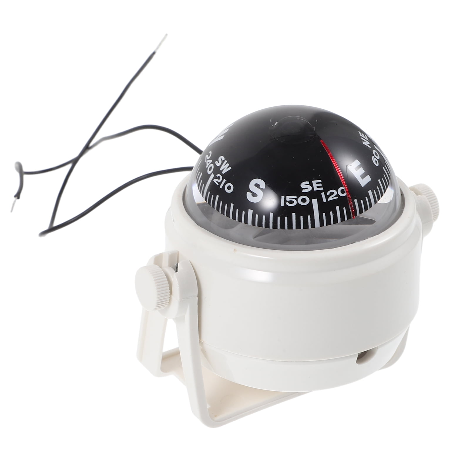 WESIEVYA Automobile Compass Ball White 1Set For Truck Operators 3.1x2 ...