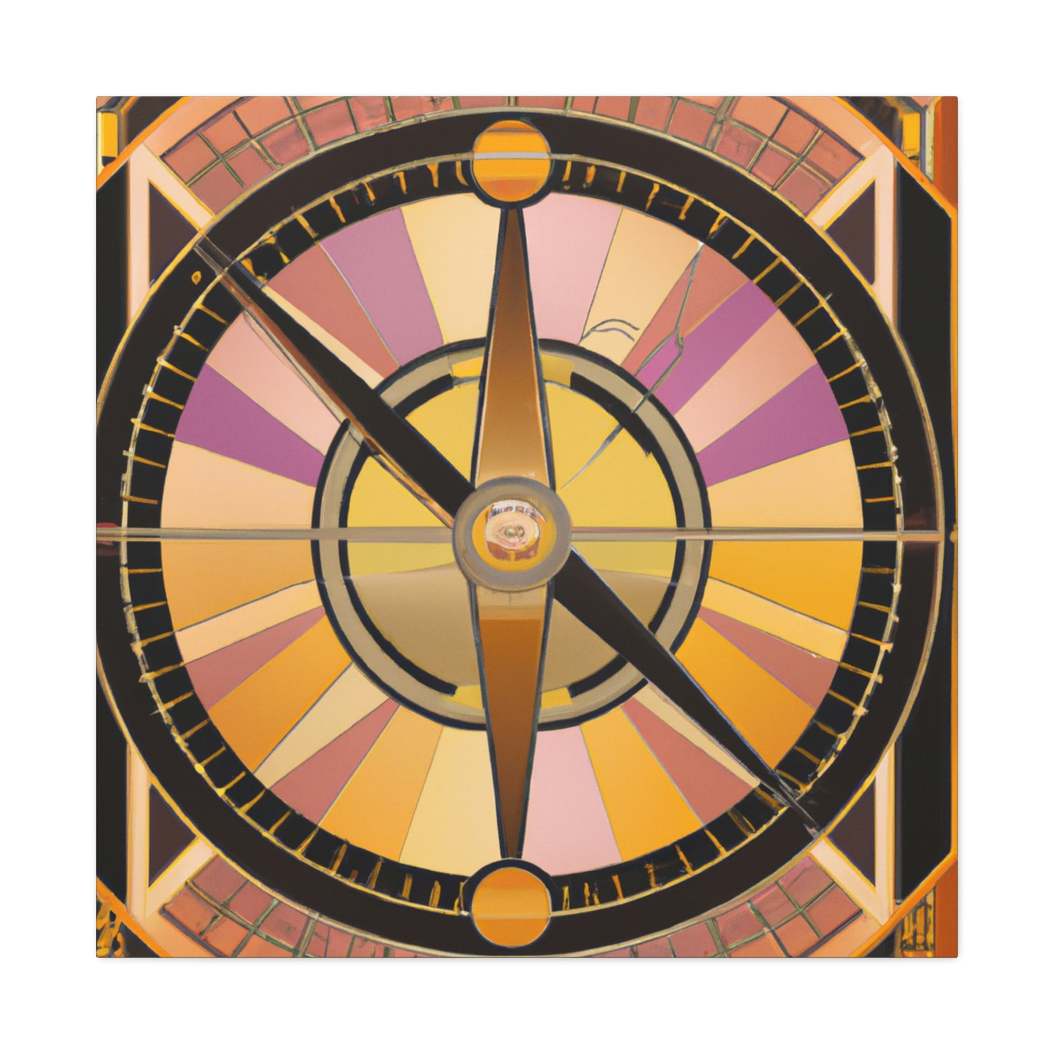 "Compass of Art Deco" - Canvas - Walmart.com
