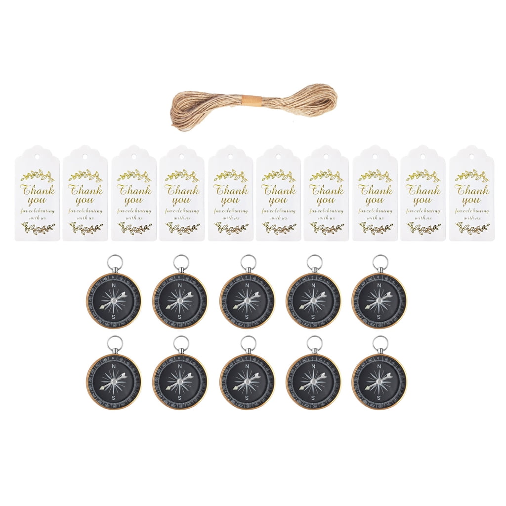Compasses Souvenir Present Set Travel Theme Wedding Guests Gift Stopper ...