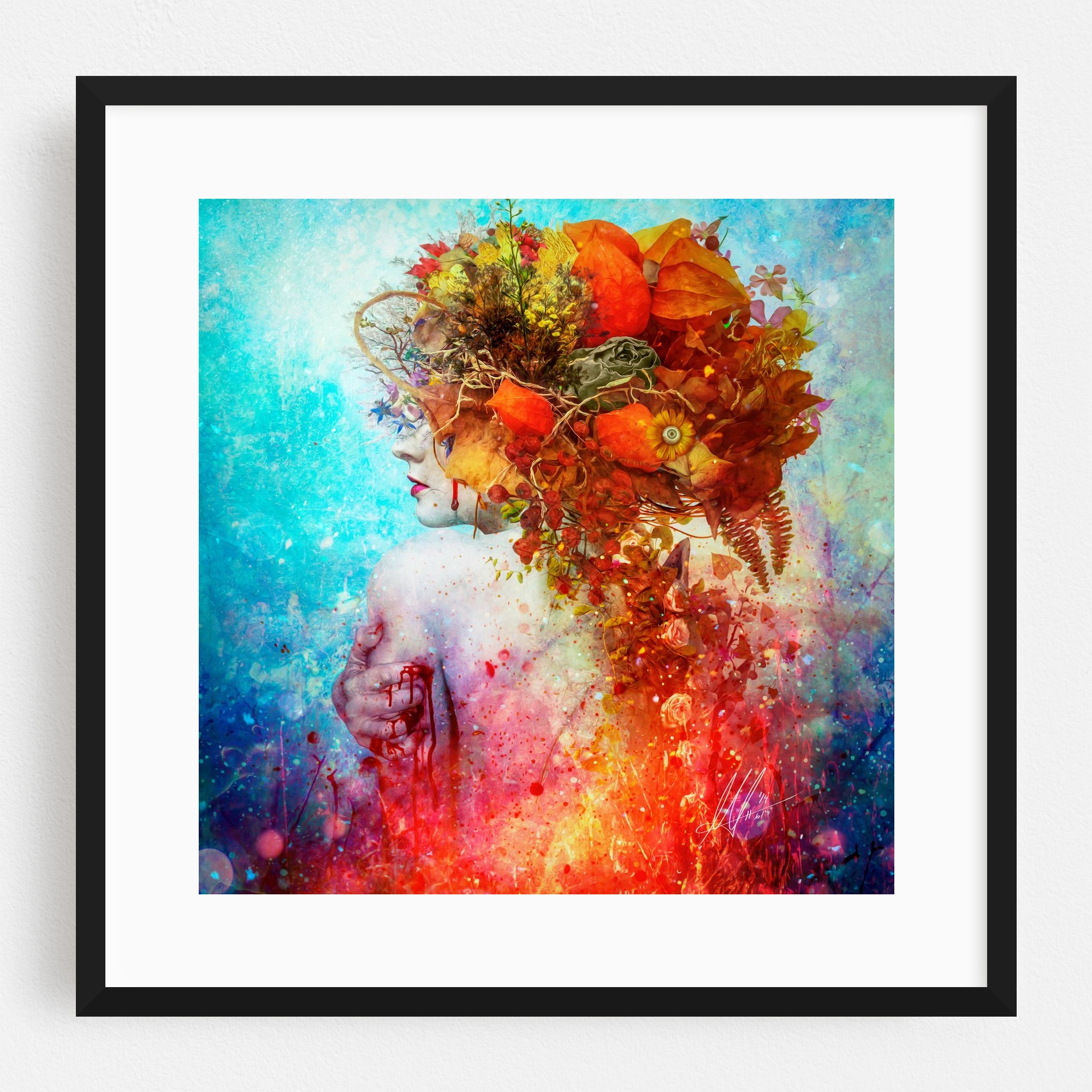 Compassion - Digital Art Surrealism Floral Psychedelic Fantasy Modern ...