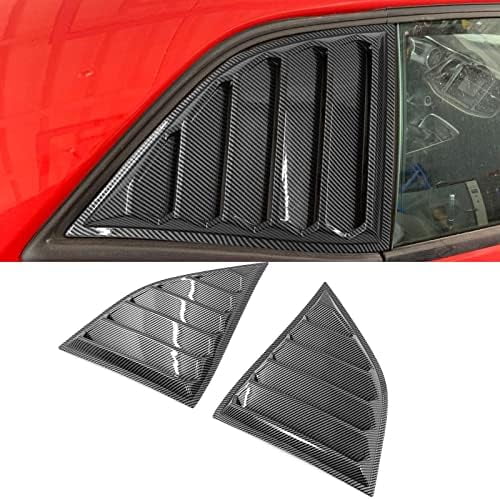 Compatible with 2008-2023 Dodge Challenger Window Louvers, 2PCS Side ...