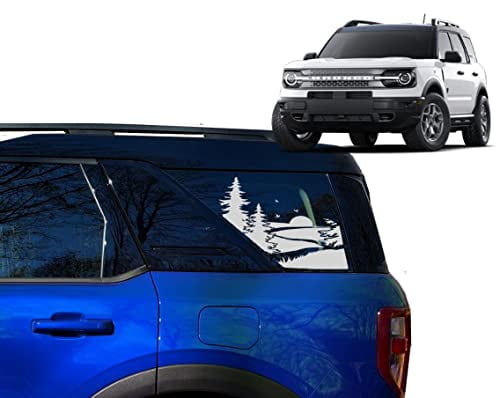 Compatible with 2021-2023 Ford Bronco Sport | Sunset Tree forest ...