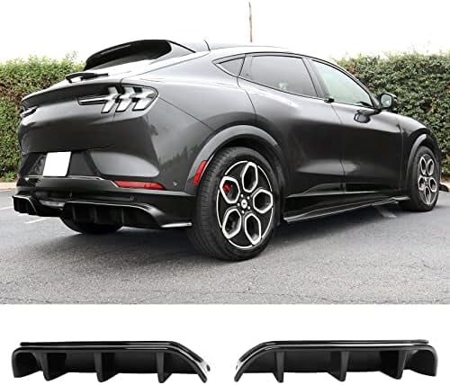 Compatible With 2021-2024 Ford Mustang Mach-E GT Rear Diffuser, Gloss ...