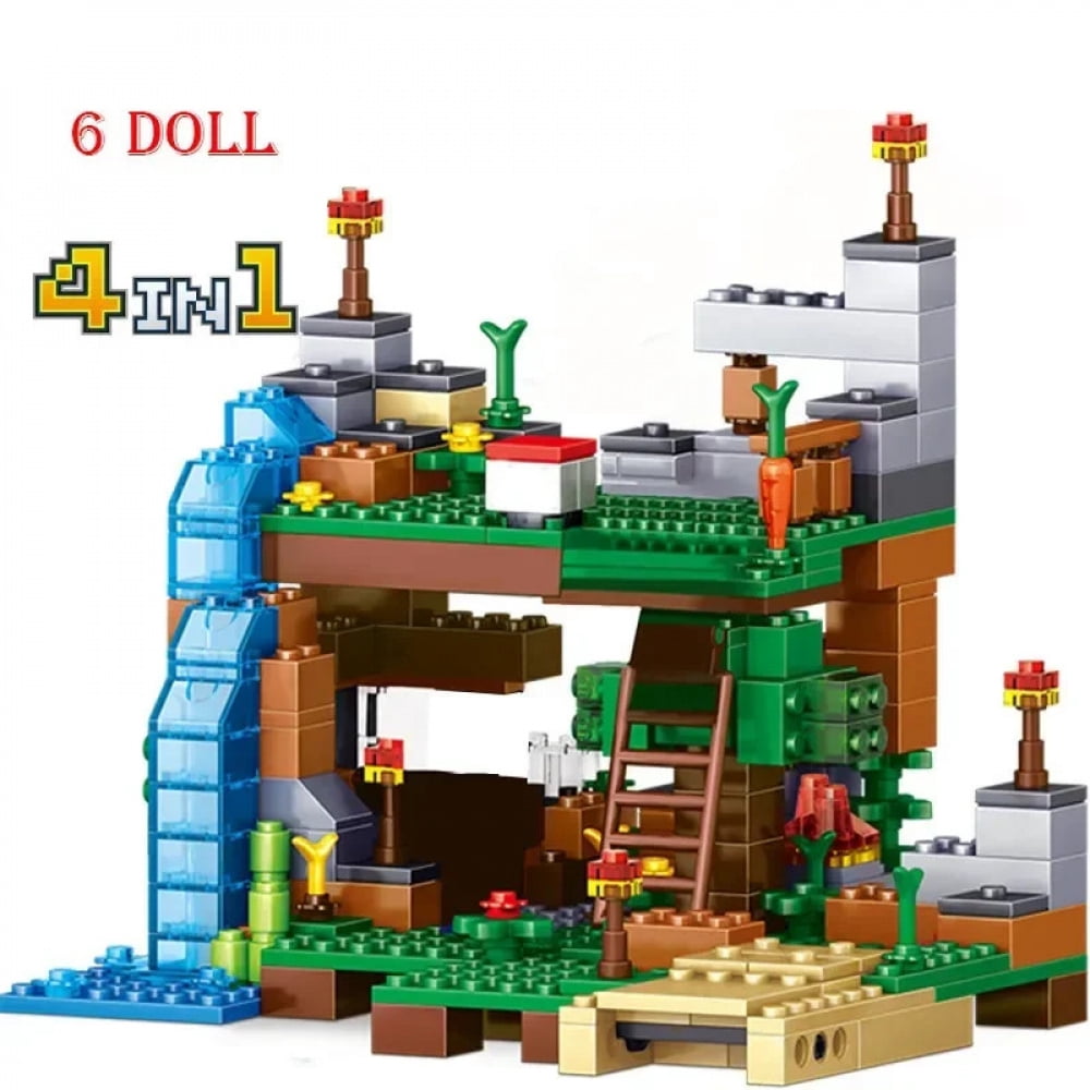 Compatible 21137 myworld mountain cave building block Bricks Gift Toys ...