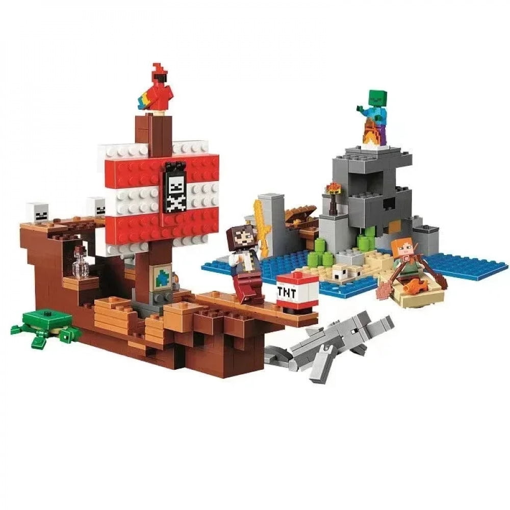 Compatible 21137 myworld mountain cave building block Bricks Gift Toys ...