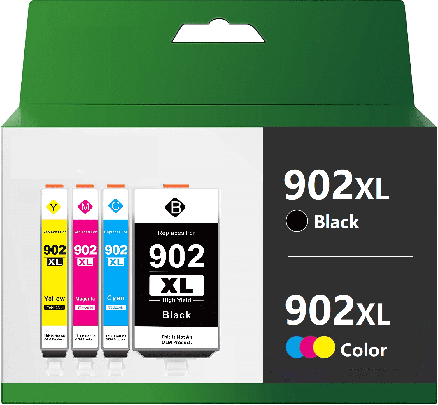 Compatible 902XL 902 XL High Yield Ink Cartridge Replacement for HP ...