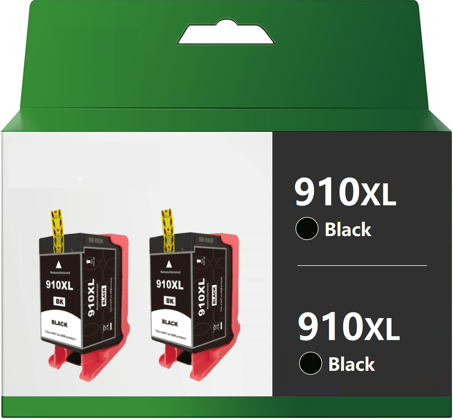 Compatible 910XL 910 XL Black High Yield Ink Cartridge Replacement for ...