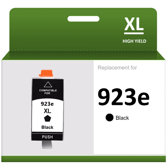 Compatible 923e 923 XL Black Ink Cartridge Replacement for 8125 8130 ...