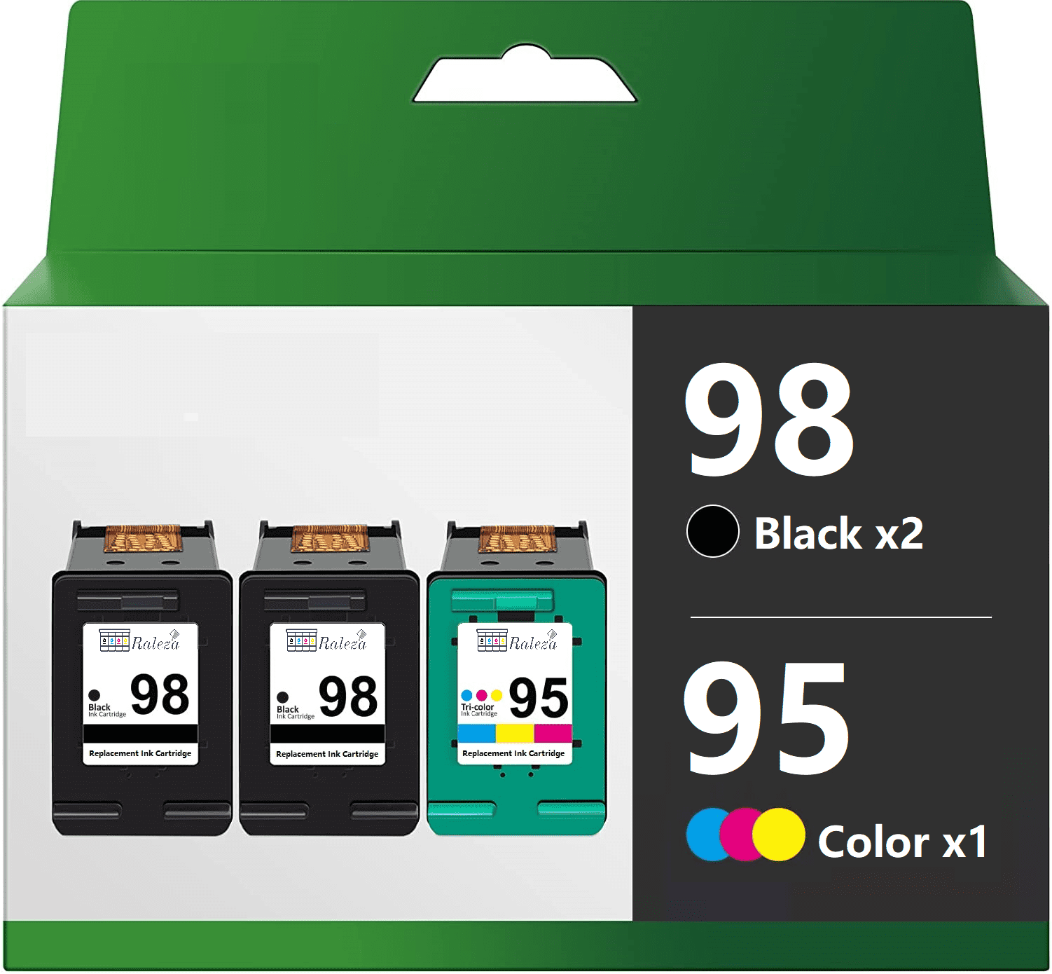 High Yield Ink Cartridge Replacement 95 98 for HP Officejet 150 100 ...