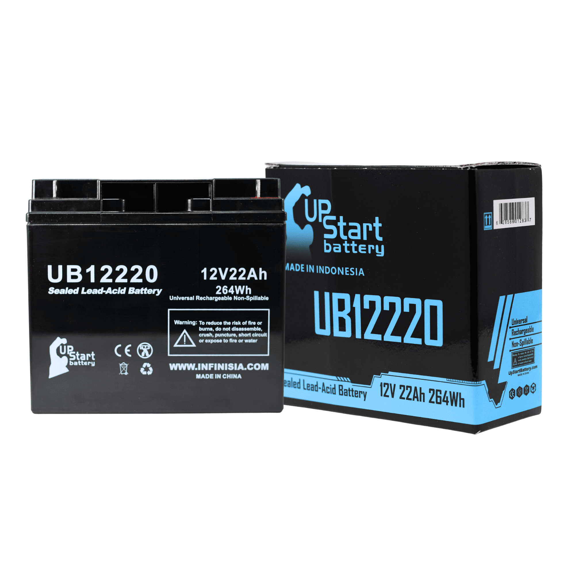 Compatible APC BACK-UPS VS SUVS1400 Battery - Replacement UB12220 ...