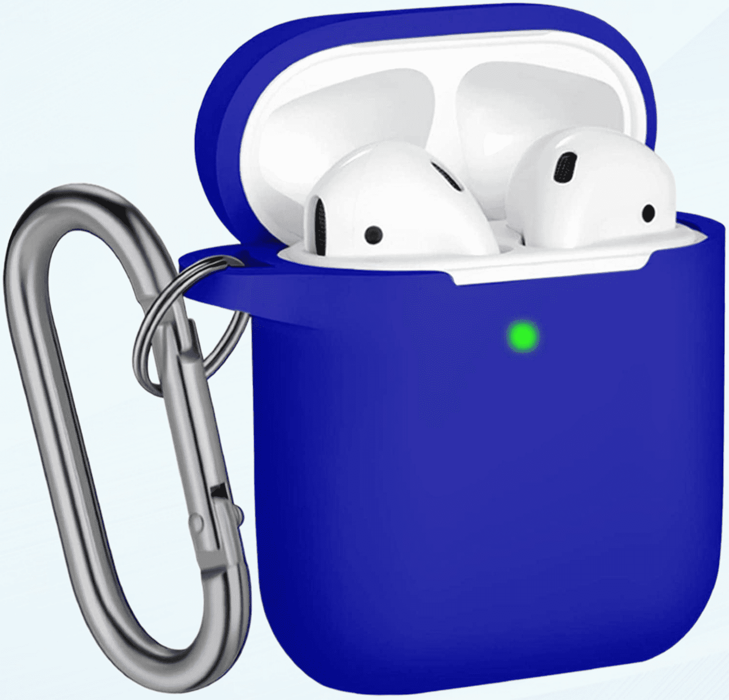 Compatible with AirPods Case [Front LED Visible] Soft Silicone ...