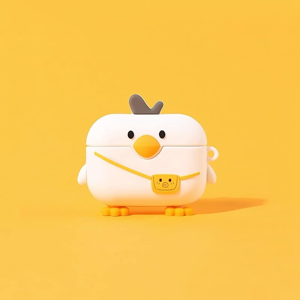 Compatible with AirPods Case, Silicone 3D Animal Cute Penguin Chicken ...