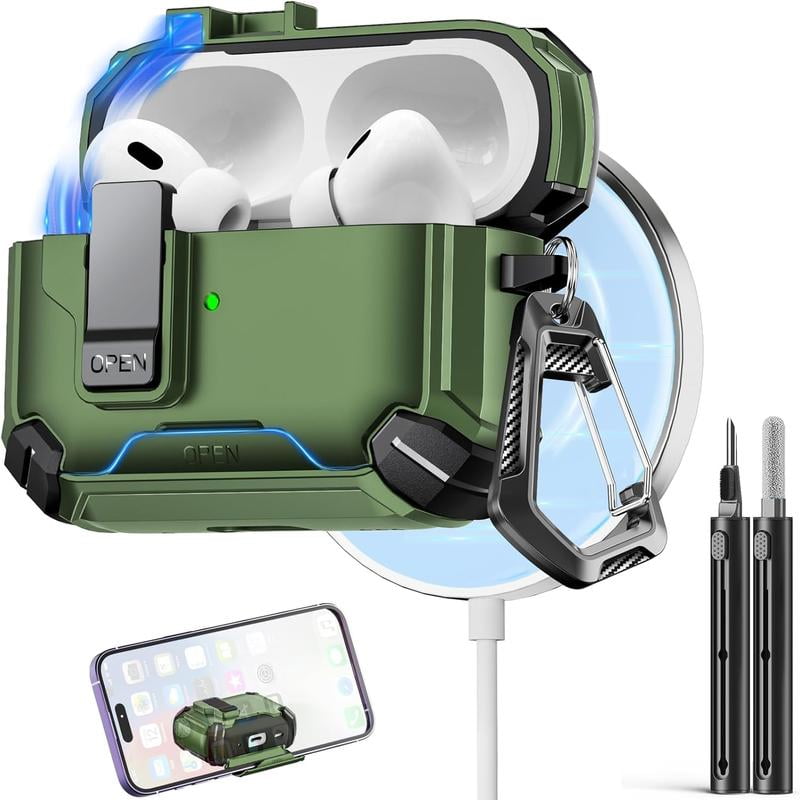 Compatible with AirPods Pro 2nd/1st Generation Case Cover with Phone ...