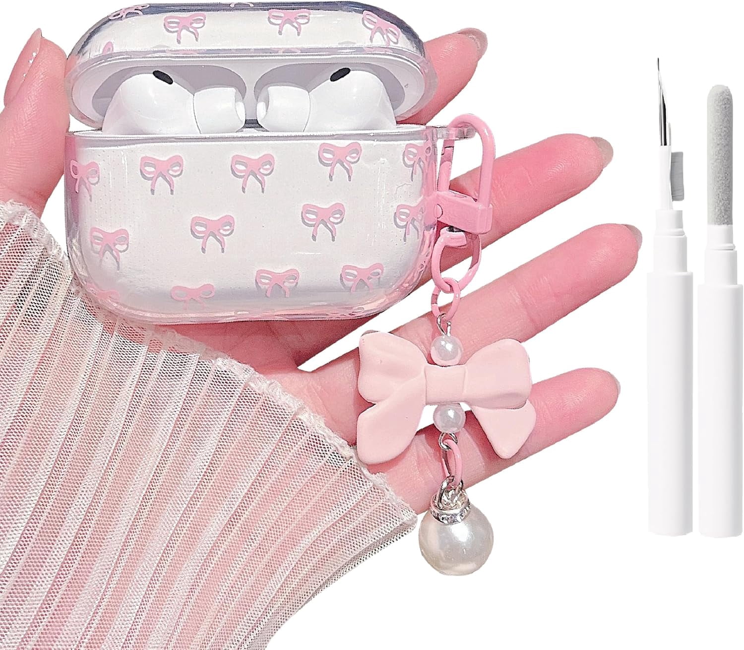 Compatible with AirPods Pro 3rd Generation Case (2025) with Cleaner Kit ...