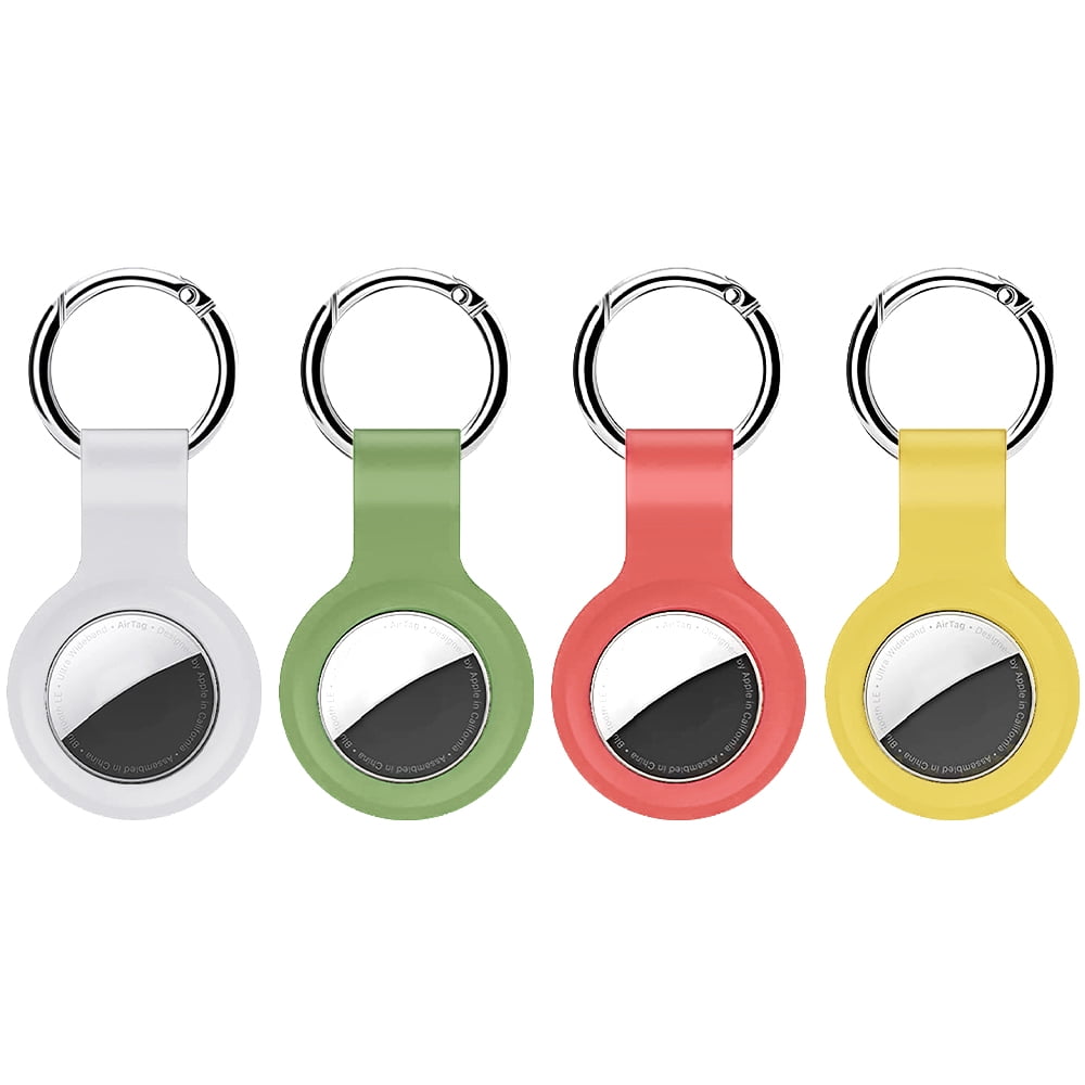 Compatible with AirTag Case Keychain Air Tag Case Holder Silicone ...