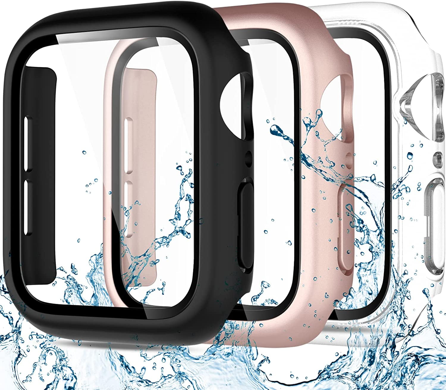 Compatible with Apple Watch Case 41mm iWatch SE Series 8 7 with Screen ...