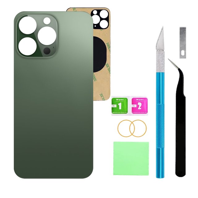 Back Glass Replacement Kit for iPhone 13 Pro Max 6.7 inch Models with ...
