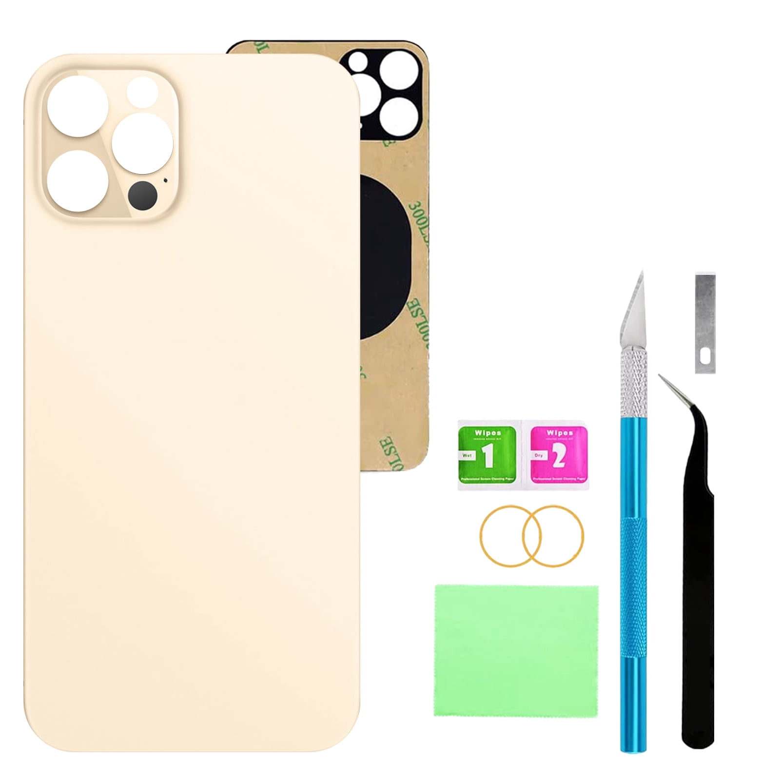 Compatible Back Screen Glass Replacement Kit with Repair Tool Kit for ...