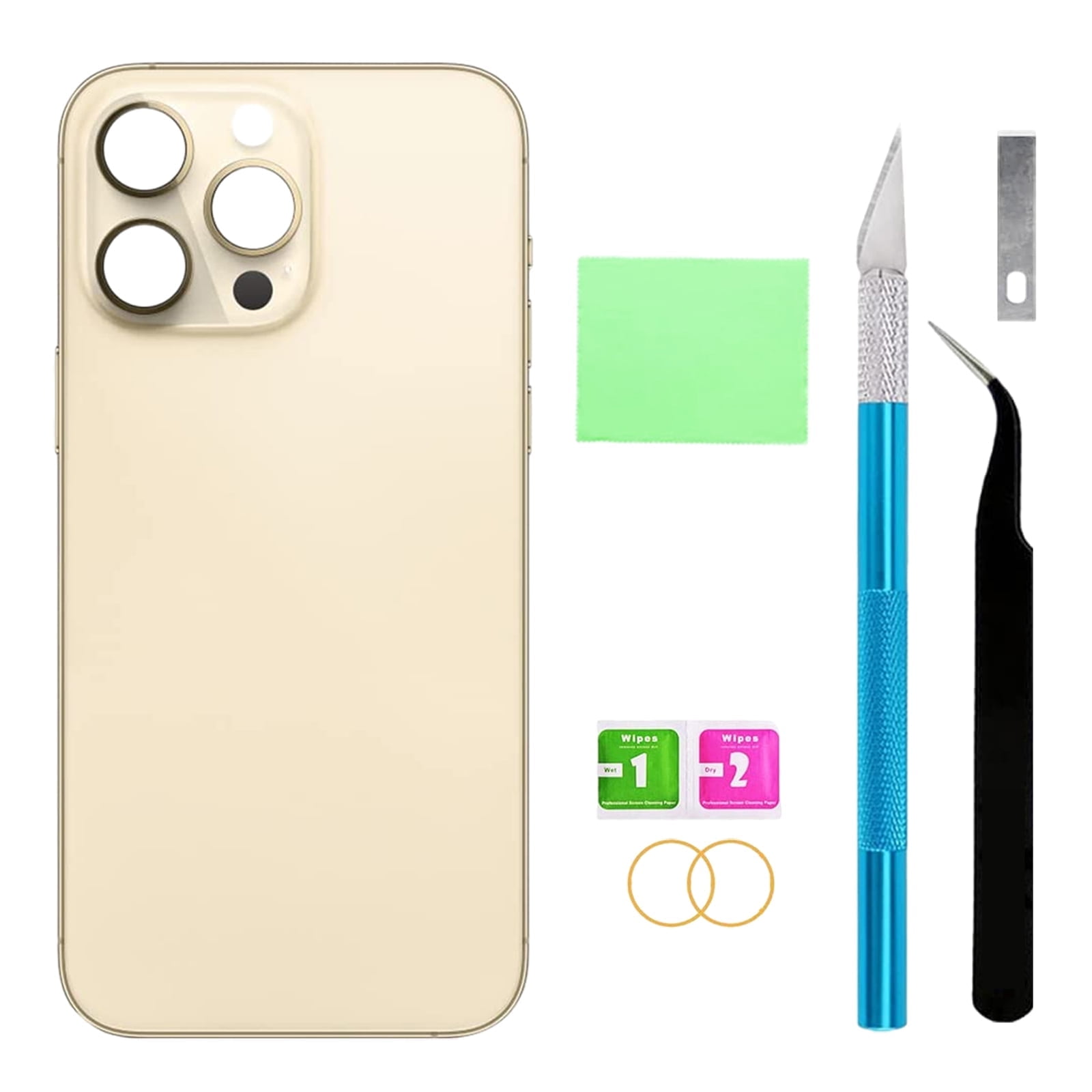 Back Screen Glass Replacement for iPhone 14 Pro Max 6.7-inch Model with ...