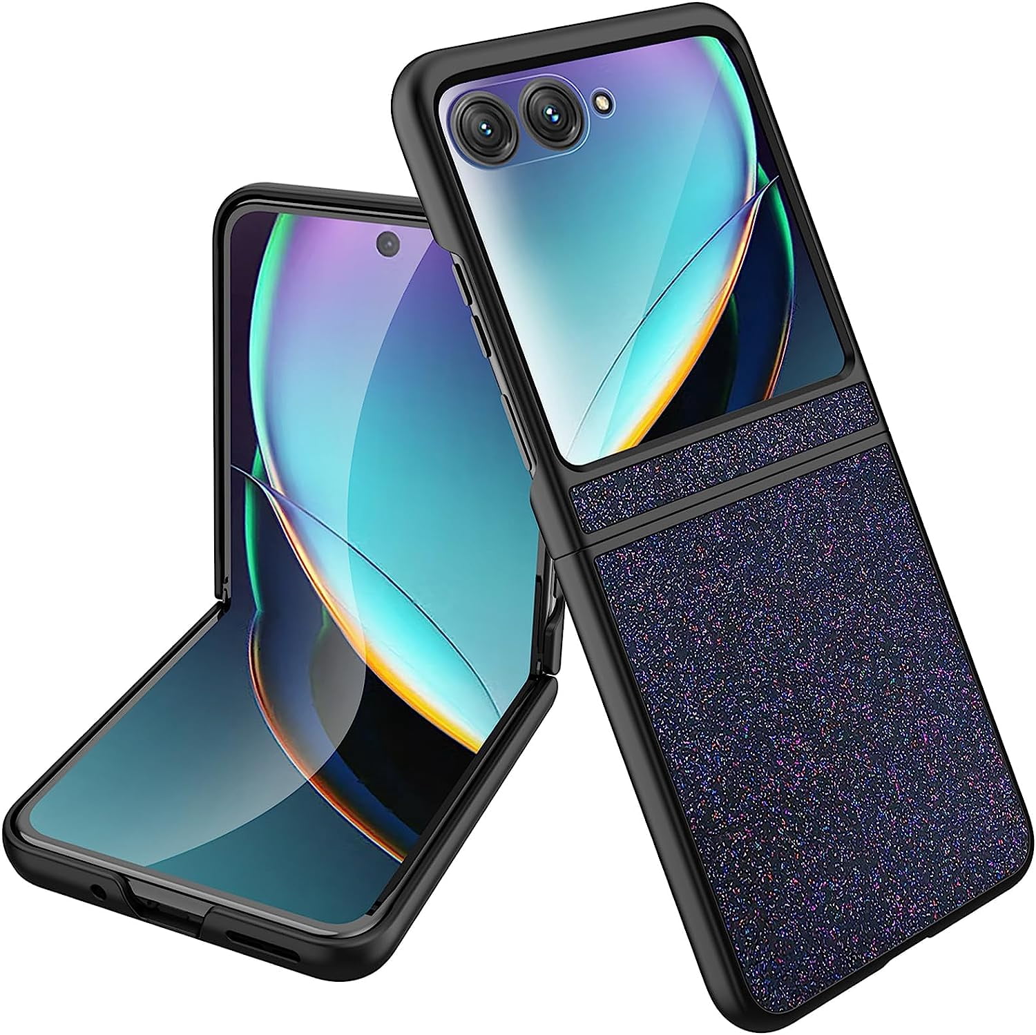 Compatible Bling Case for Motorola Razr Plus 2023 Case with Screen ...