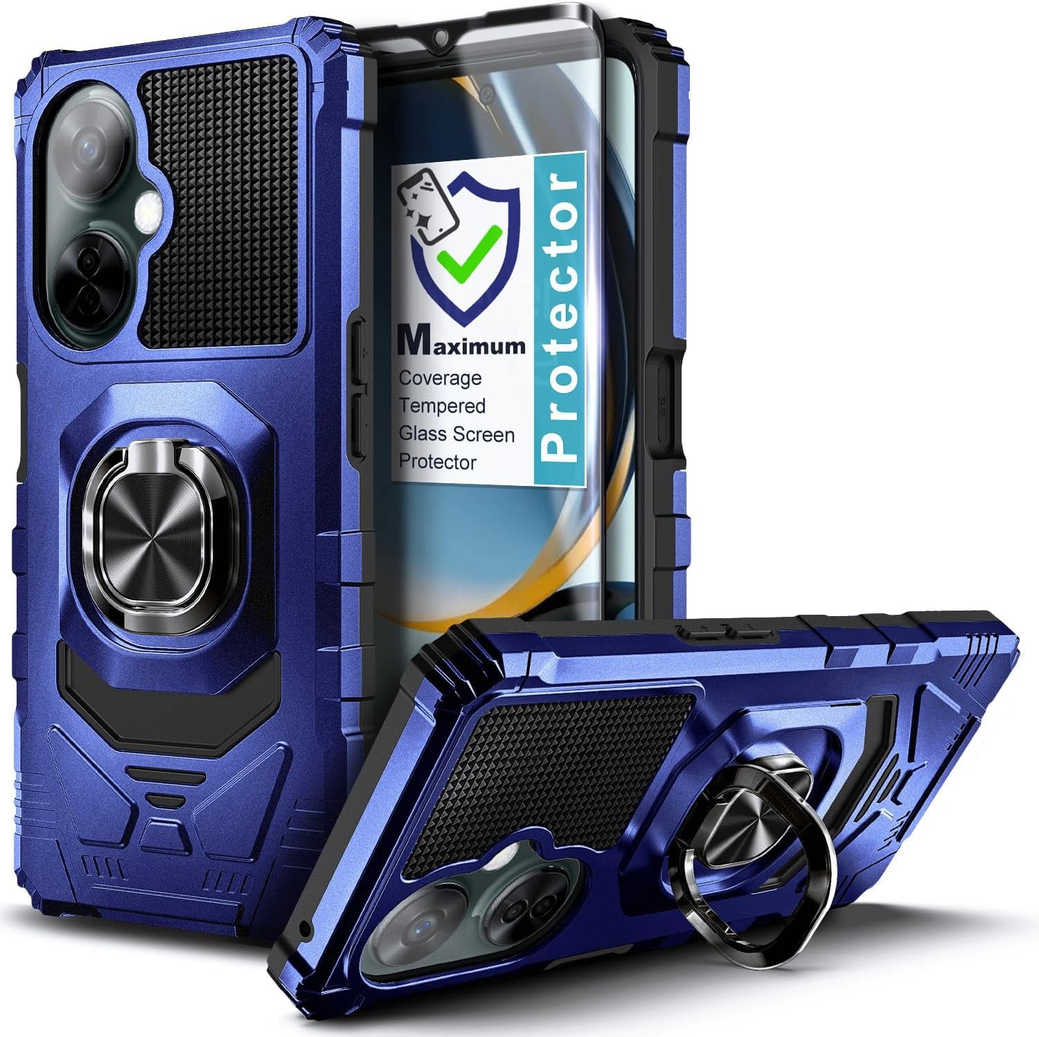 Compatible for Boost Mobile Celero5G+ (2024) Phone Case with Tempered ...