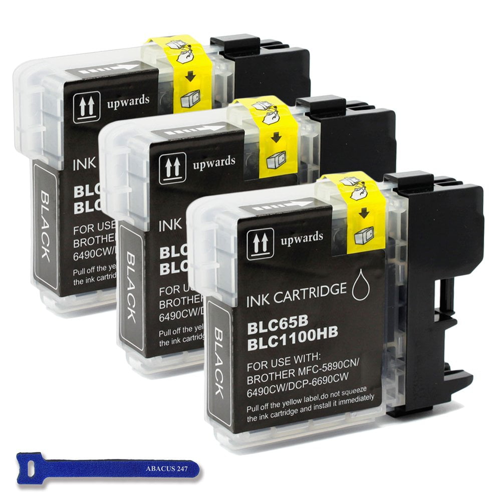 Compatible Brother LC65 LC-65 Black Ink Cartridges for Brother MFC ...