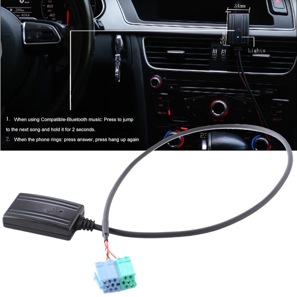 Compatible-BT Audio Receiver AUX Input Audio Cable Adapter For Becker ...