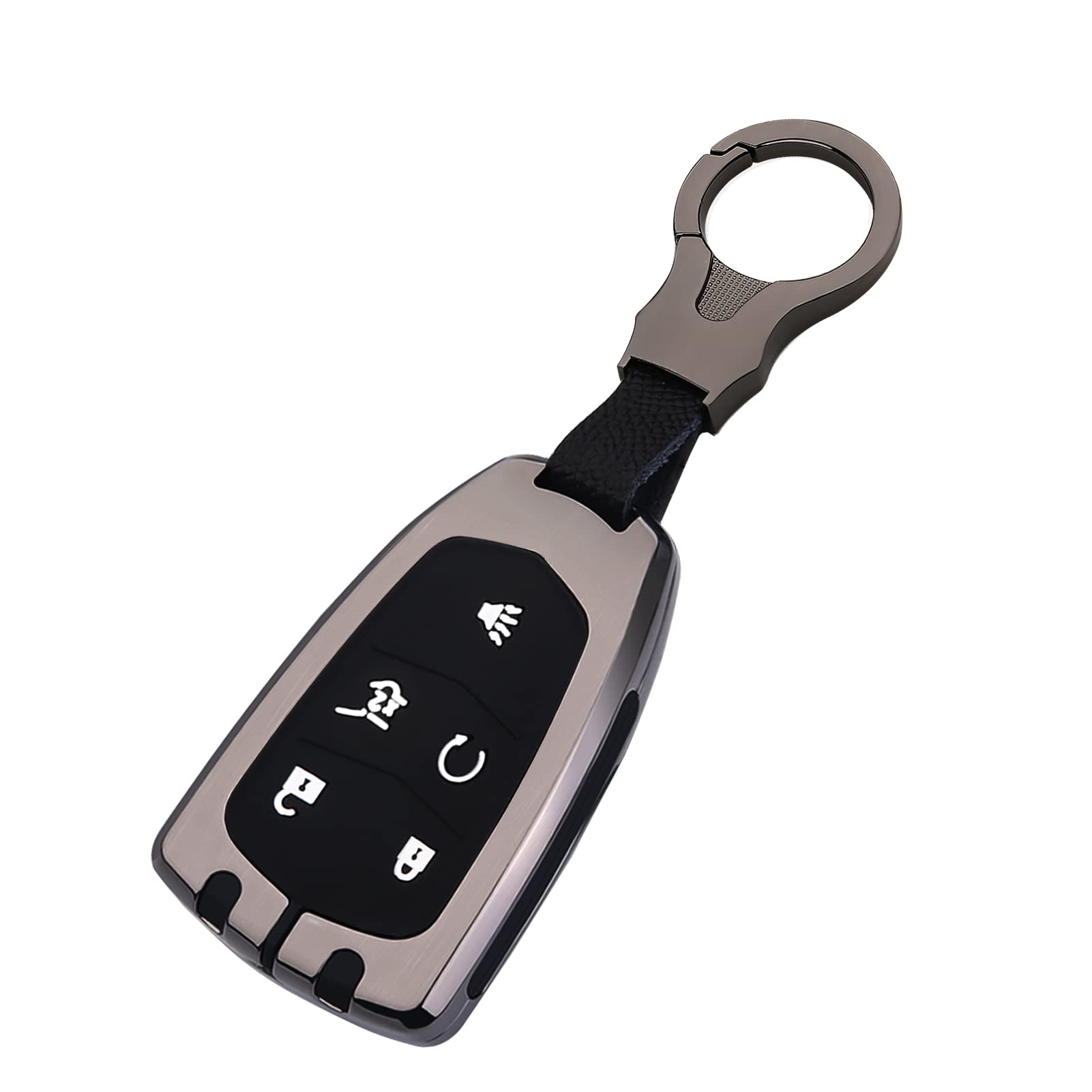 Compatible with Cadillac Key Fob Cover Case for 2015-2019 Cadillac CT4 ...