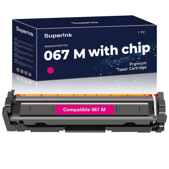 Compatible Canon 067 2350 Pages Magenta Toner Cartridge With Chip By ...