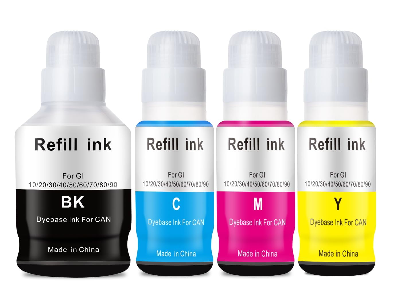 Compatible Canon GI-20 GI20 Refill Ink Kit for PIXMA G5020 G6020 G7020 ...