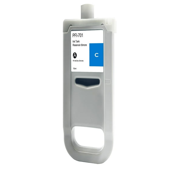 Compatible Canon PFI-701C 700ml Cyan Ink By Superink - Walmart.com