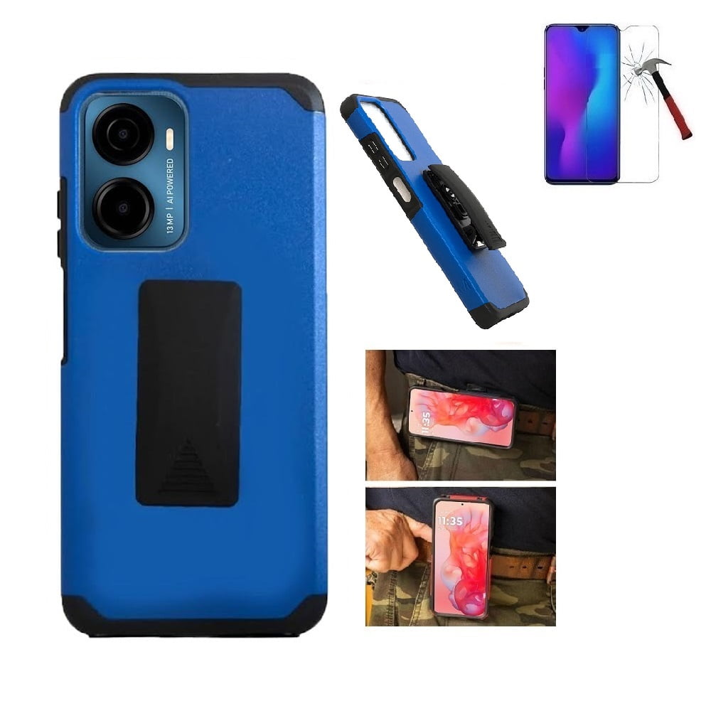 Compatible Case for Cricket Magic 2 5G/ AT&T Propel 2 5G, Dual Layer ...