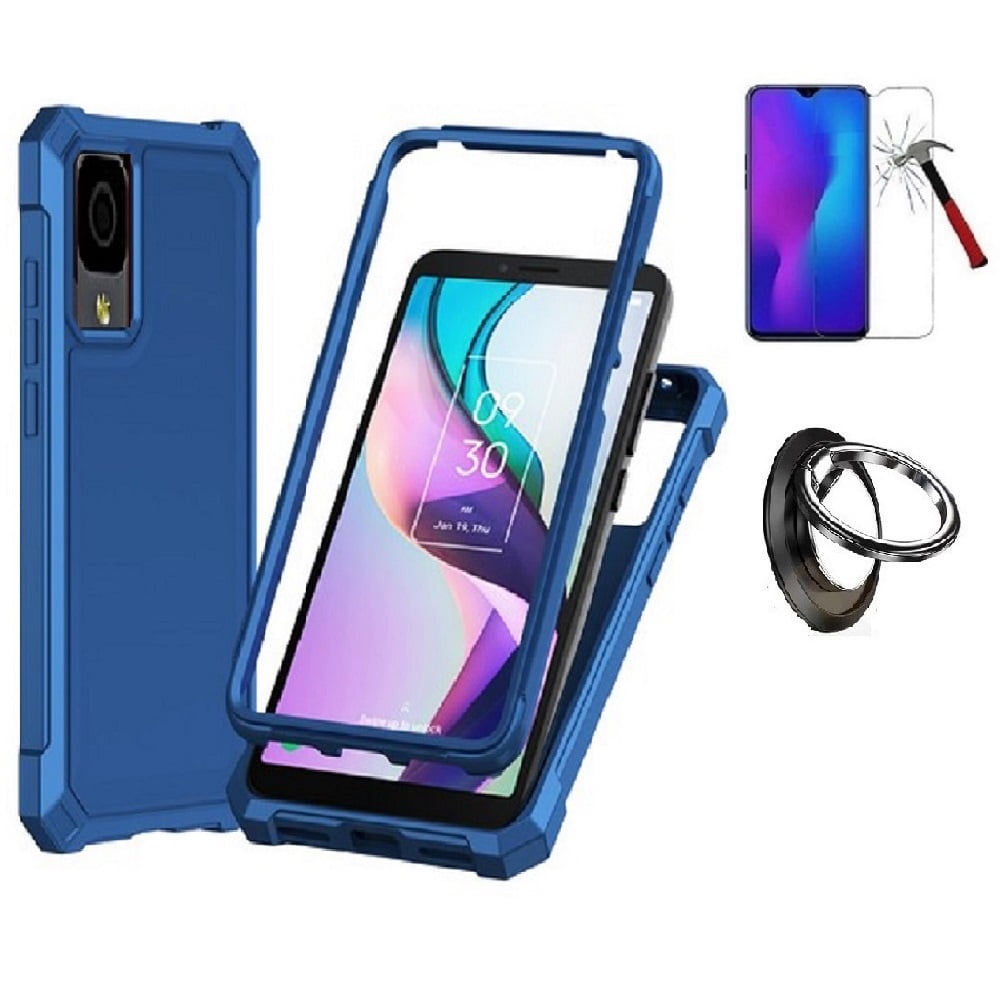 TCL 30Z TracFone Smartphone Case, Full Body Soft TPU Cover, Ring ...