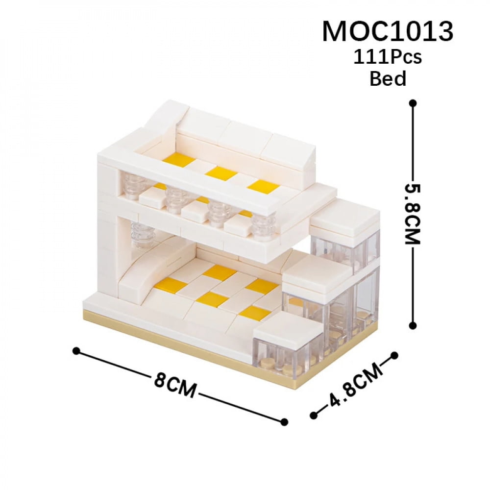 Compatible City Furniture Series Bricks MOC Building Blocks Kitchen ...