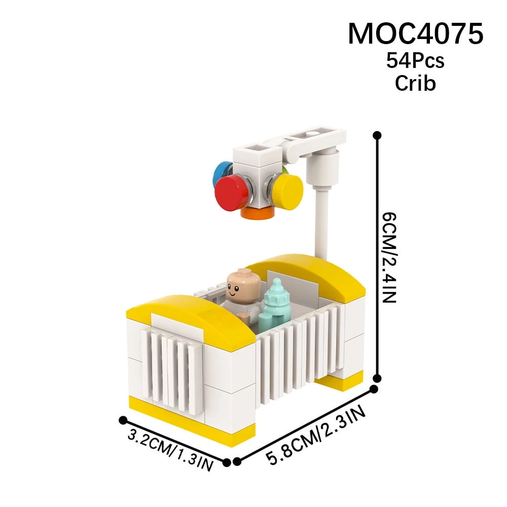 Compatible City MOC Building Blocks Bricks Parts Furniture Kits Kids ...