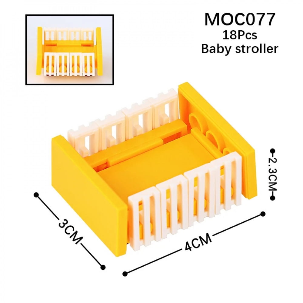 Compatible City MOC Building Blocks Bricks Parts Furniture Kits Kids ...