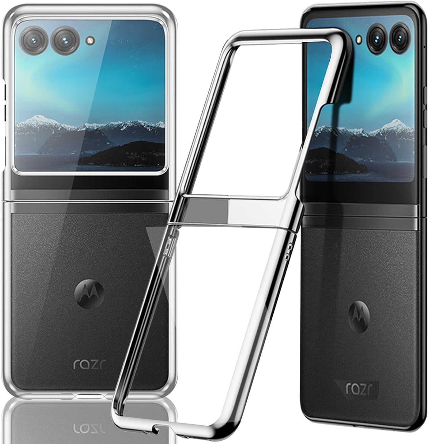 Compatible Clear Case for Motorola Razr Plus Case 2023,Motorola Razr+ 2023 Case,Ultra Slim ...