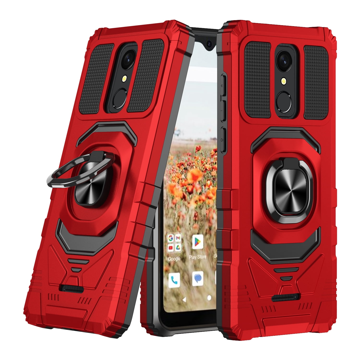 Compatible for Consumer Cellular Iris Connect Case w/Tempered Glass ...