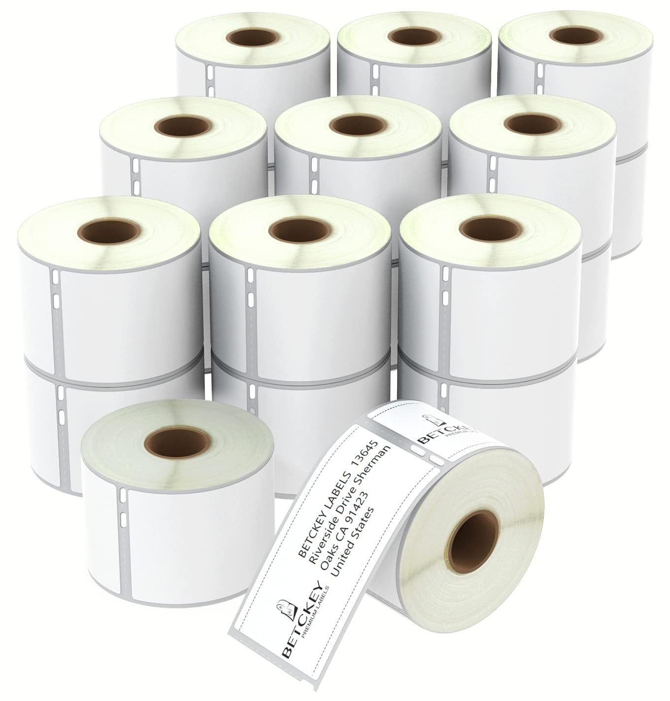 Compatible DYMO 30323 (2-1/8" x 4") Shipping/Name Badge Labels, Strong ...